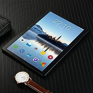 Dpofirs Androids Tablet 10 inch, IPS HD Display 4000mAh Tablets Dual SIM Dual Standby 2GB ROM 32GB RAM Dual Camera IPS 1080P HD Large Screen Portable Call Tablet Kids (Black)