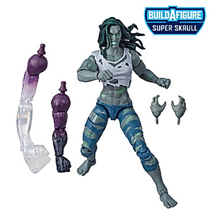 Marvel Hasbro Legends Series 6" Collectible Action Figure Hulk Toy, Premium Design & 2 Accessories, 2 Build-A-Figure Parts