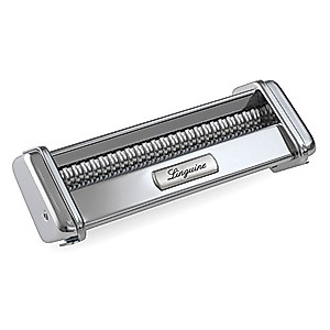 Marcato Spaghetti, Ravioli and Linguine Set, Made in Italy, Works with Atlas 150 Pasta Machine, Set of 3, Silver