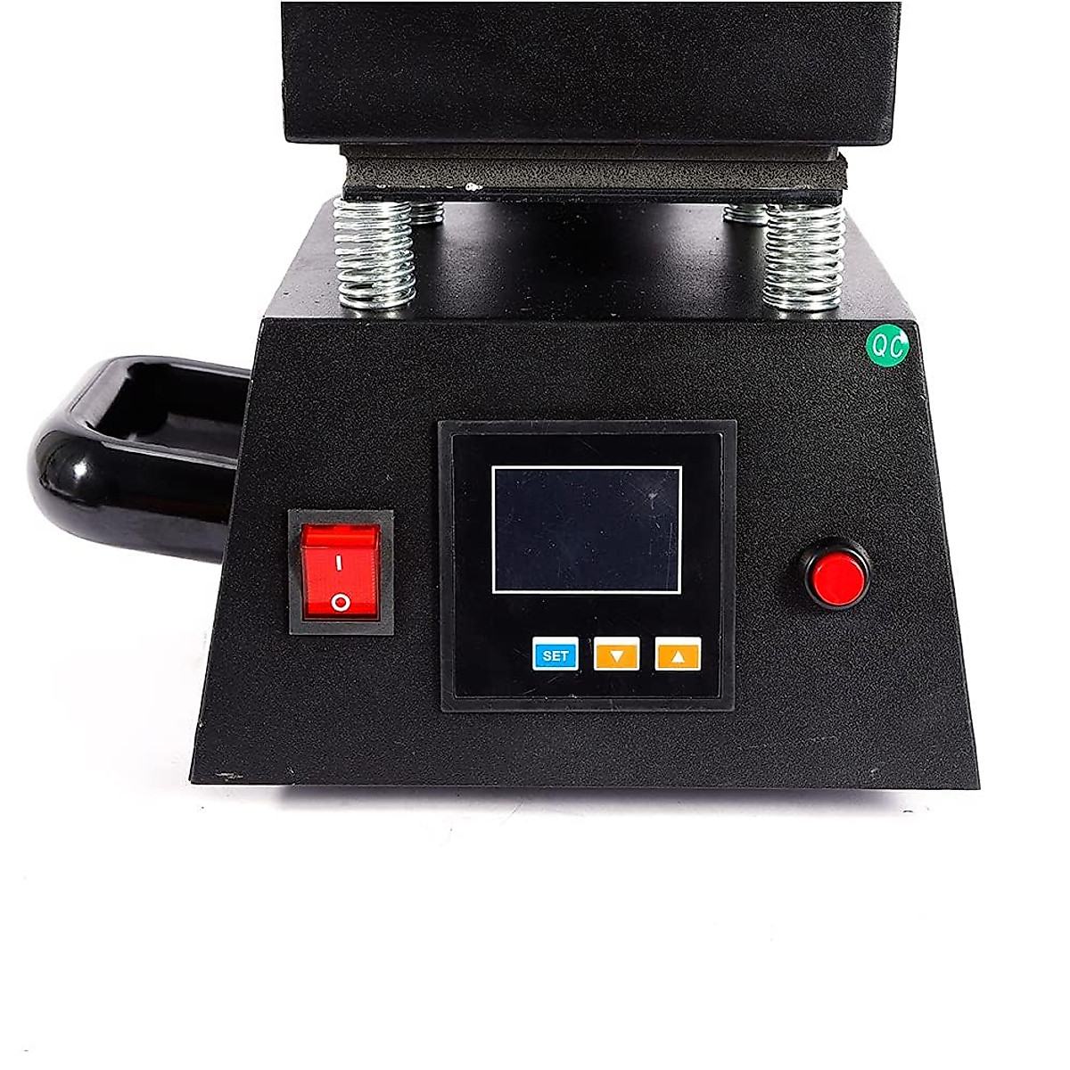 Heat Press Machine, 110V Digital Press Single Heater 600W Small Digital Label Heat Press Machine T-Shirt Logo Printing for Transfer Stickers Labels DIY Logo, 0-250℃