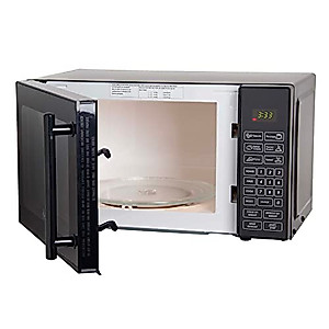 Avanti MT81K1BH Microwave Oven 700-Watts Compact with 6 Pre Cooking Settings, Speed Defrost, Electronic Control Panel and Glass Turntable, Black
