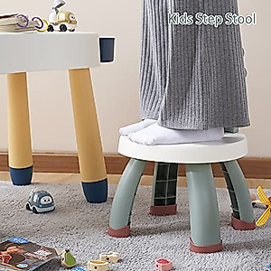 Toddler Chair,Plastic Kids Dino Chair,Sturdy Durable and Lightweight Toddler's Activity Chairs,Anti-Slip Ergonomic Design Kids Step Stool,Indoor or Outdoor Use for Boys Girls Aged 1+ (Green)