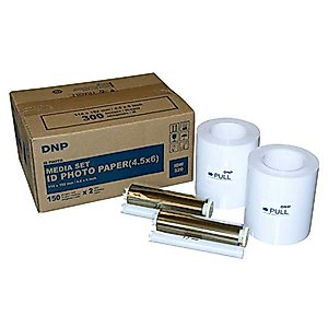 DNP 4.5x6" IDW520 Printer System Media, 150 Prints Per Roll, 2-Pack