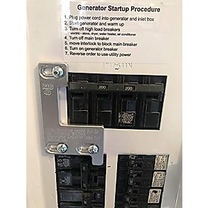 Generator Interlock Kit Compatible with Siemens/Murray/ITE 150 Amp or 200 Amp Service Panel