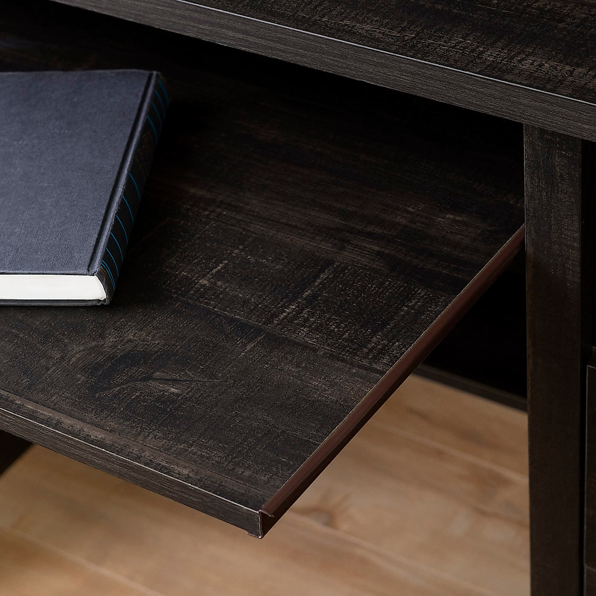 South Shore Gascony Desk-Rubbed Black