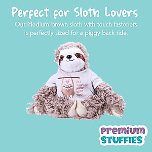 infloatables Stuffed Sloth - Giant 22 Inch Large Plush Sloth Toy - Giant Sloth Stuffed Animal Large Toy - Cute Birthday Sloth Gifts for Girls & Boys