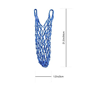 3 pcs Alpacas Convenient Mesh Net- Nets Hen Reduce Feeding Bags Trailer Livestock for Horses& Day Grazing Blue Travel Hay Bag Animals Horses Farm Goose Tool to Treat Goats Food