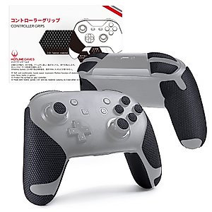 HOTLINEGAMES 2.0 Plus Controller Grip Compatible with Switch Pro Controller Grips Tape, Anti-Slip, Sweat-Absorbent, Easy to Apply (Handle Grips+Buttons+Triggers (20PCS))