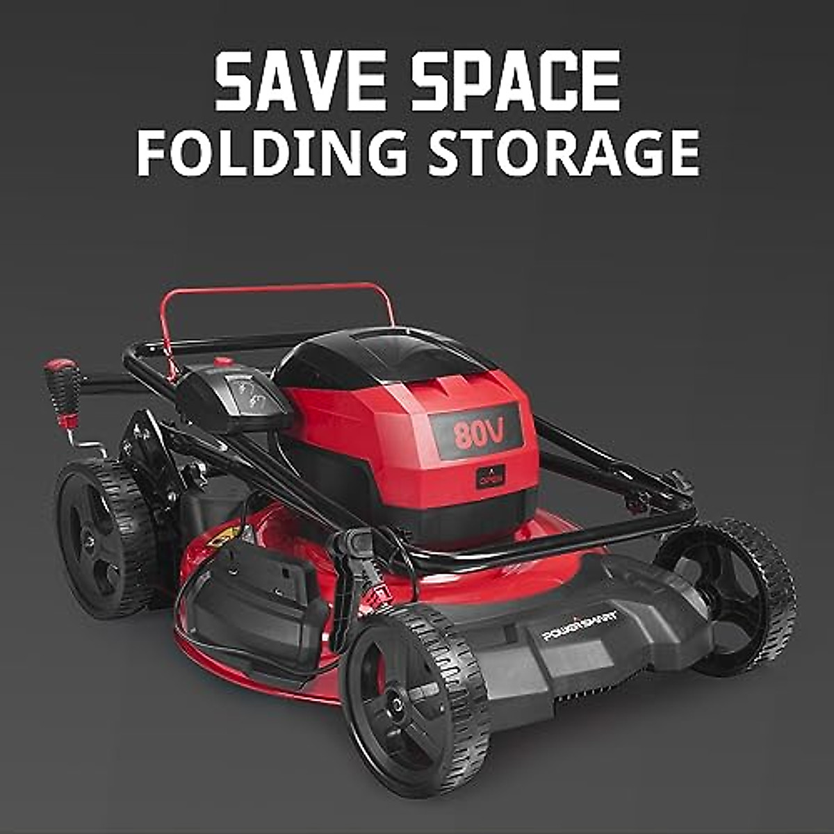 PowerSmart 80V MAX 21" Cordless Lawn Mower, 3-in-1 Brushless Electric Lawn Mower with 6.0Ah Lithium-ion Battery & Charger (DB2821)