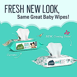Seventh Generation, Baby Wipes, Unscented and Sensitive, 64 Count (Pack of 2)