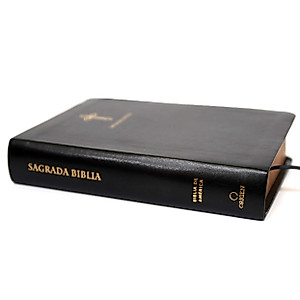 Biblia Católica en español. Símil piel negro, tamaño compacto / Catholic Bible. Spanish-Language, Leathersoft, Black, Compact