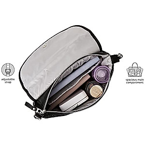 Pacsafe Stylesafe 4L Anti Theft Crossbody Bag, Black