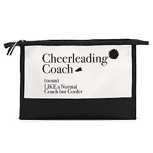 Inspirational Cheerleading Coach Gifts for Women Cosmetic Bag Travel Makeup Bag Funny Cheerleader Coach Cheer Coach Gift Thank You Gifts for Women Cheer Mom Wife Teacher Friends Sister Coworker