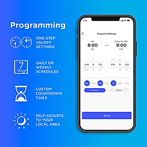 Enbrighten, White, Wi-Fi Smart Light Switch, Indoor Oval Plug-in, 2-Grounded Outlet, Simultaneous Control, No Hub Required, 51253