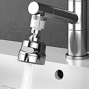 XBWCADSE 360 Degree Swivel Kitchen Faucet Aerator Adjustable 3 Modes Sprayer Filter Diffuser Water Saving Nozzle Bath Faucet Connector