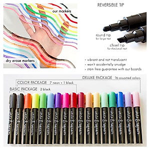 Personalized Dry Erase Wall Calendar with Custom To do list and Notes Organization Sections | Large Whiteboard Calendar (36" W x 24" H, Black Frame)