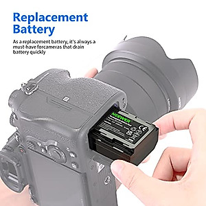 Neewer Battery Pack Replacement for Sony NP-FZ100, Compatible with Sony ZV-E1, FX3, FX30, A1, A9 II, A9, A7R IV, A7R V, A7S III, A7 III, A7 IV, A6600, A7C Cameras, 2280mAh Rechargeable Li-ion Battery