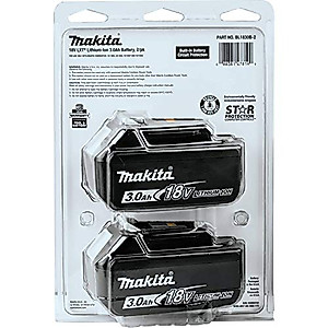 Makita BL1830B-2 18V LXT Lithium-Ion 3.0Ah Battery