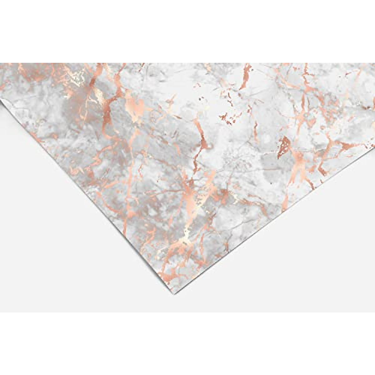 Gray Rose Gold Marble Contact Paper | Shelf Liner | Drawer Liner | Peel and Stick Paper 297 24in x 96ft (8ft)