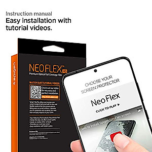 Spigen NeoFlex Screen Protector Designed for Samsung Galaxy S20 Plus / S20 Plus 5G (2020) [2 Pack] - Case Friendly