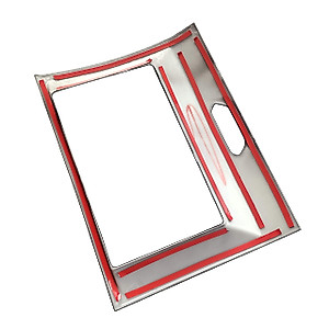 ruihe Carbon Fiber Color Inner Center Navigation Frame Cover Fit for Ford Ranger 2015 2016 2017 2018 2019 2020 2021