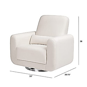 Tuba Extra Wide Swivel Glider in Eco-Performance Fabric | Water Repellent & Stain Resistant