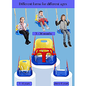 3-in-1 Swing Set Baby Jumper and Bouncers for Toddler, Baby Swing is Suitable for Indoor and Outdoor Play, with a Foldable Metal Stand for Easy Storage, and Comes with Instructions for Easy Assembly.