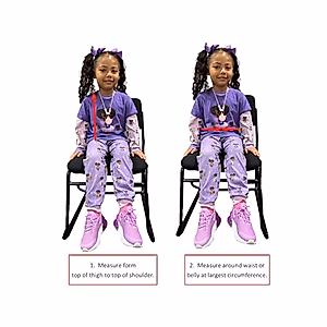 Ride Safer Travel Vest with Zipped Backpack-Wearable, Lightweight, Compact, and Portable Car Seat. Perfect for Everyday use or Rideshare, Travel, and Rental Car. (Large/Yellow)