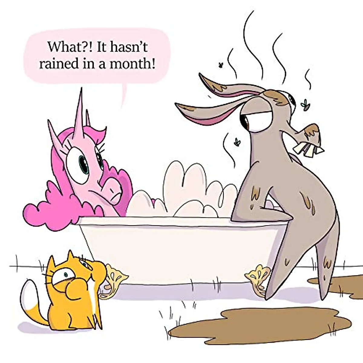 Donkeys can't take bubble baths!: A Hilariously Silly Story about Being Open-Minded and Trying New Things