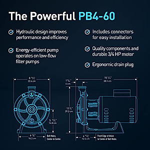 Polaris PB4-60 Booster Pump with 60-Hertz Motor
