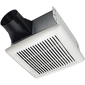 Broan-NuTone AE50110DC Flex DC Series ENERGY STAR Certified Bathroom Ventilation Fan, Medium, White
