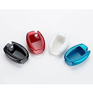 iJDMTOY Exact Fit Gloss Metallic Black Smart Remote Key Fob Shell Compatible With Mercedes-Benz C E S M CLS CLK GLK GL Class, etc