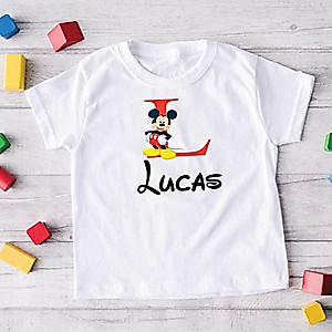 Personalized Insulated Stainless Steel Sippy Cup | Any Name or Text | Mickey Mouse Initial and Name | Sippy cup for toddlers | Sippy cup for baby