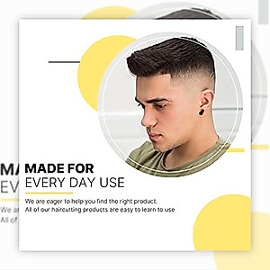 Hair Clipper Guards Professional Wahl Clipper Guards with 6 Cutting Lengths from 1.25 in & 1.5 in & 1.75 in & 2 in & 2.25 in & 2.5 in Fits Most Wahl Full Size Hair Clippers (Gray)