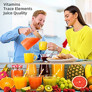 Masticating Juicer Accessories, Gdrtwwh Juicer Machines Attachments Compatible with All KitchenAid Stand Mixers and Cuisinart SM-50BC/SM-50R/SM-50TQ/SM-50BL/SM-50BK Stand Mixers,Black