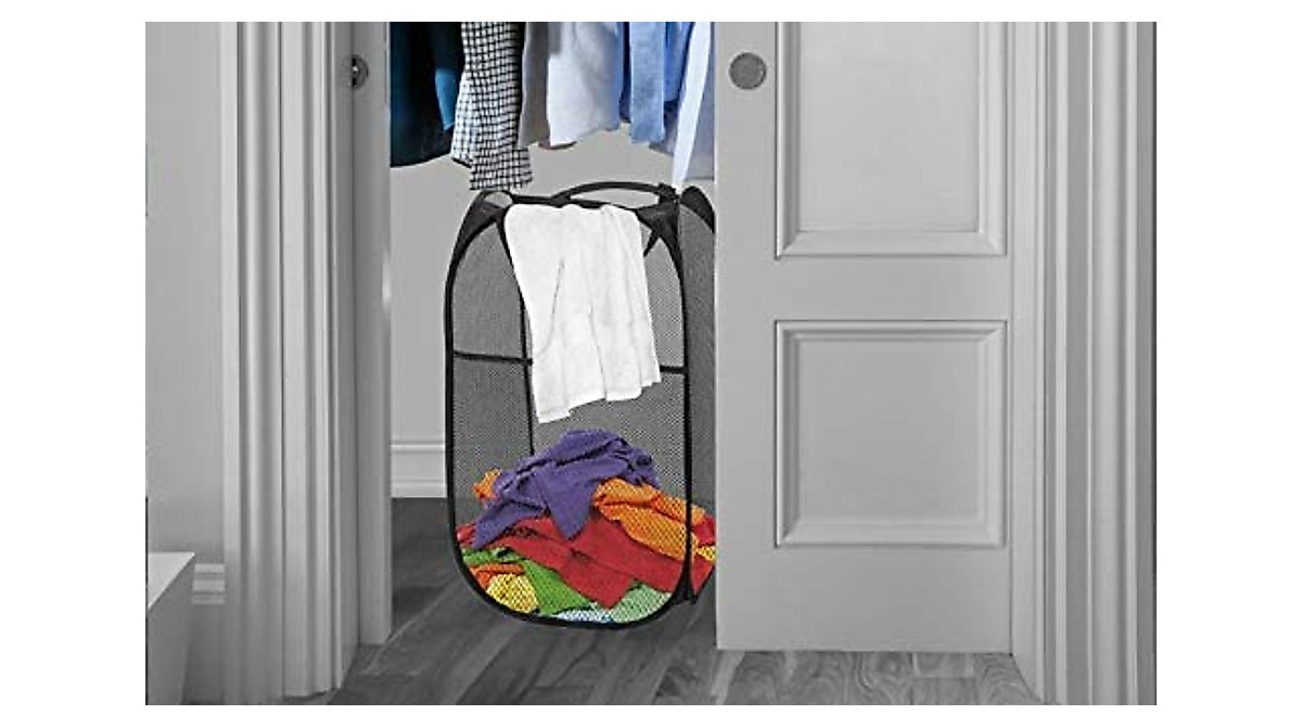Simplized Foldable Laundry Hamper - Portable, Large Capacity, Breathable