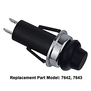 AMTHKNO Igniter Push Button Switch Compatible with Weber Spirit E/S-210 220 310 315 320 330 Gas Grills with Front-Mounted Control Panels (2013 and Newer), Replacement Ignition Part for 7642, 7643
