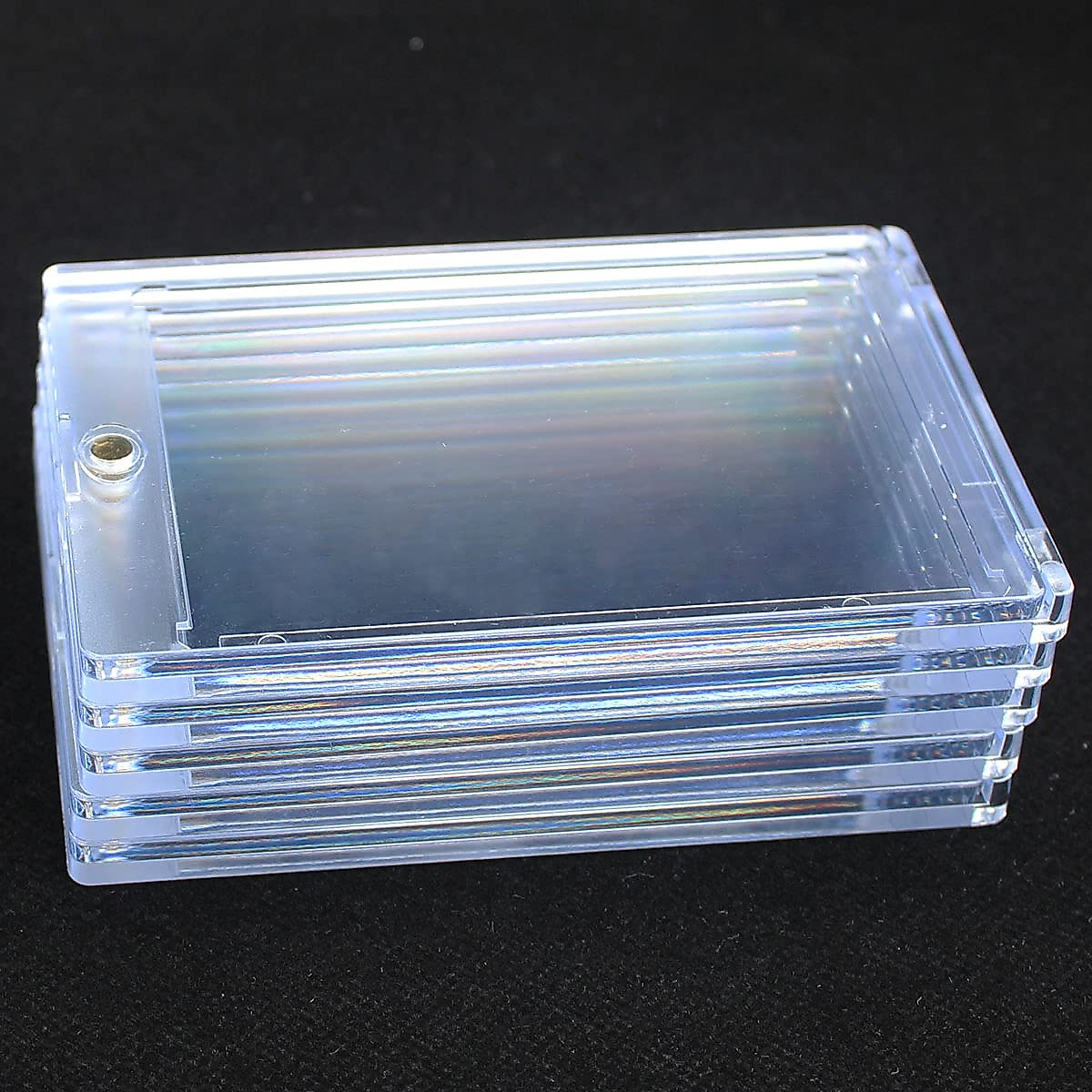 WINTRA 5 Count 35pt Magnetic Card Holder Cases, Magnet Closure Card Protectors for Standard Trading Cards and Regular Sports Cards