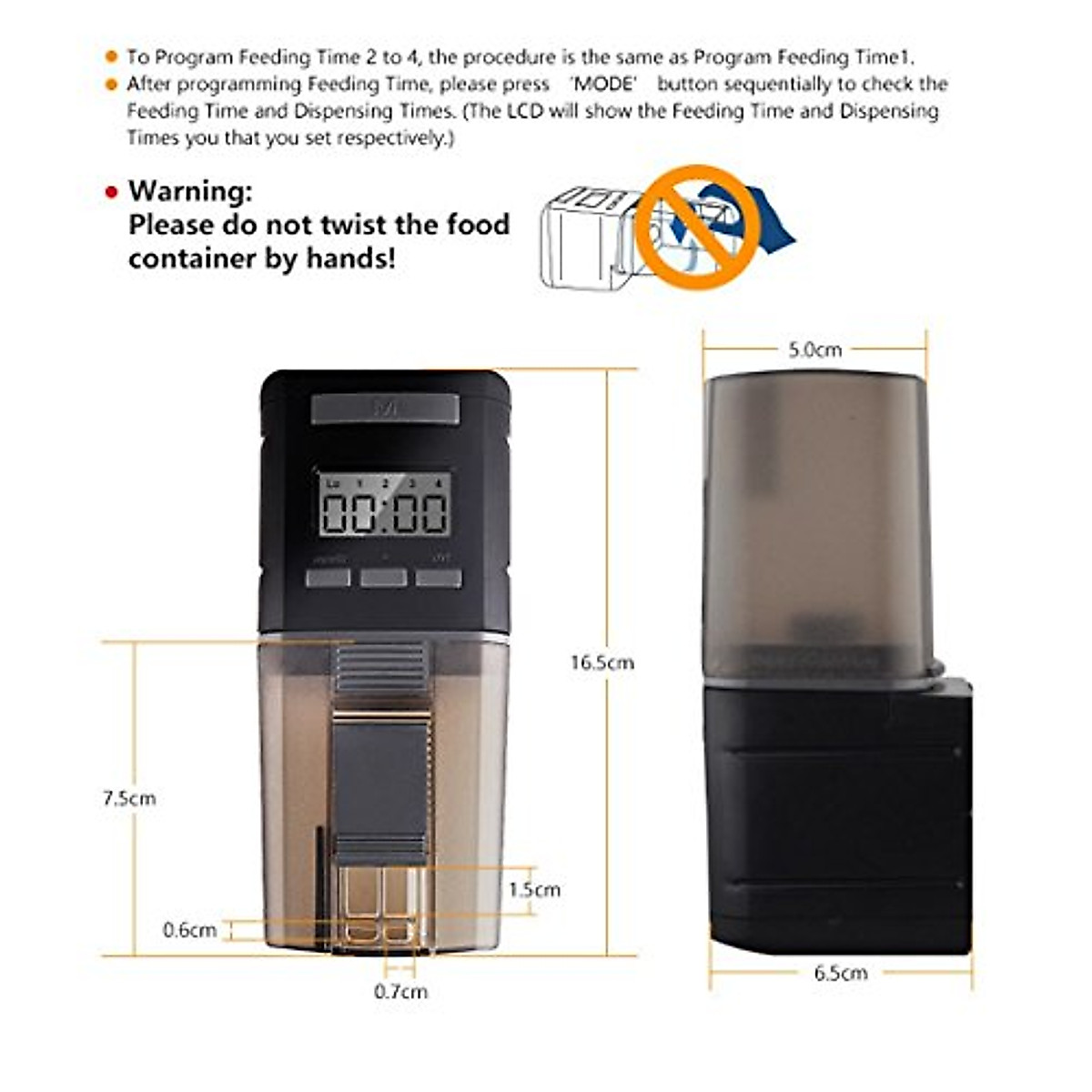 Aquarium Fish Feeder Automatic Fish Feeders Auto Fish Food Timer Feeder for Fish Tank