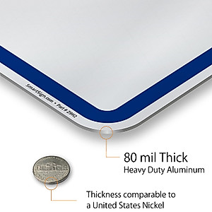 SmartSign "Dock 3" Dock Number Sign | 18" x 24" 3M Engineer Grade Reflective Aluminum