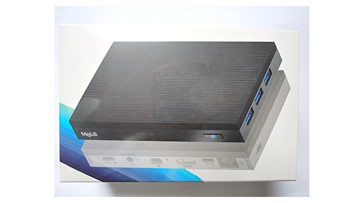 MeLE Quieter3C Mini PC - WiFi 6, Fanless, Win11 Pro