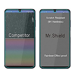Mr.Shield [3-Pack] Designed For Consumer Cellular ZMAX 5G [Tempered Glass] [Japan Glass with 9H Hardness] Screen Protector with Lifetime Replacement