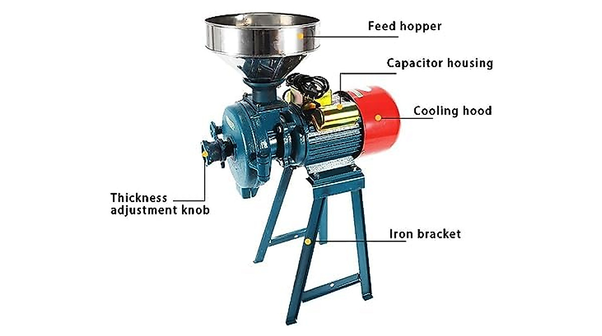 Commercial Electric Grain Grinder - High Efficiency Mill