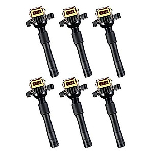ENA Set of 6 Ignition Coil Pack Compatible with BMW 328I 528I M3 Z3 E36 E46 E31 E38 E39 E53 E721 E720 E383 Land Rover 2.5L 2.8L 3.0L 3.2L 5.4L Replacement for C1239 UF-300 UF-354