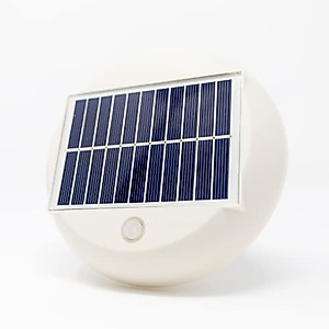 Deneve - Dot Solar Flag Pole Light - for 6ft Wall Mounted Spinning Pole - Flag Pole Light Solar Powered to Show Respect & Patriotism - RV Flag Pole LED Light…