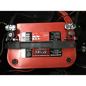 EACCESSORIES EA Universal Negative (-) & Positive (+) Battery Cable Terminal Top Post Connectors Clamps (Durable&Adjustable Quick Release Assortment Set Kit) for Car Truck Van Boat Yacht RV Automotive