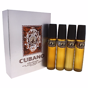 Cubano By Cubano For Men. 4 Piece Variety With Cubano Gold, Silver, Bronze & Copper - Each Edt Spray 2 Oz