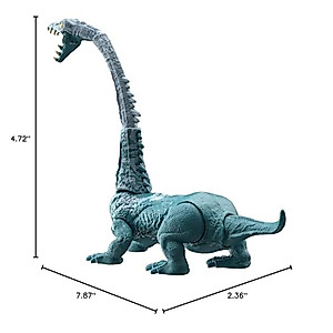 Jurassic World Fierce Force Tanystropheous Camp Cretaceous Authentic Dinosaur Strike Motion Action Figure, Movable Joints, Gift 3 Years & Older
