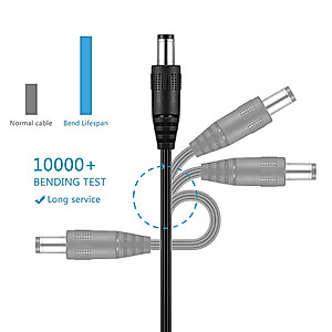12V AC Adapter Power Supply Compatible Seagate Freeagent Goflex, WD Western Digital My Book External Hard Drive Charger Cord