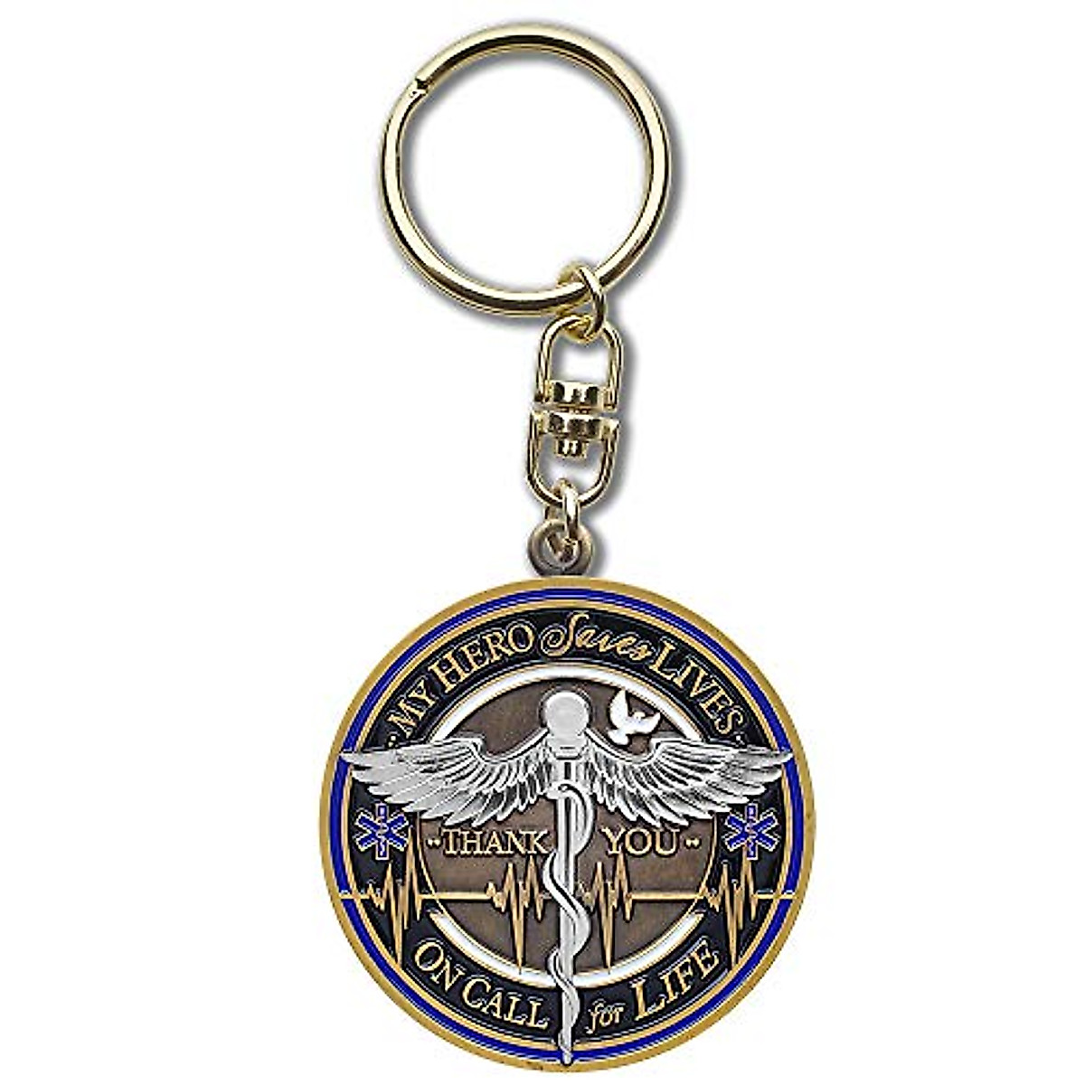 Armor Coin Medical Services EMT EMS Appreciation Key Chain